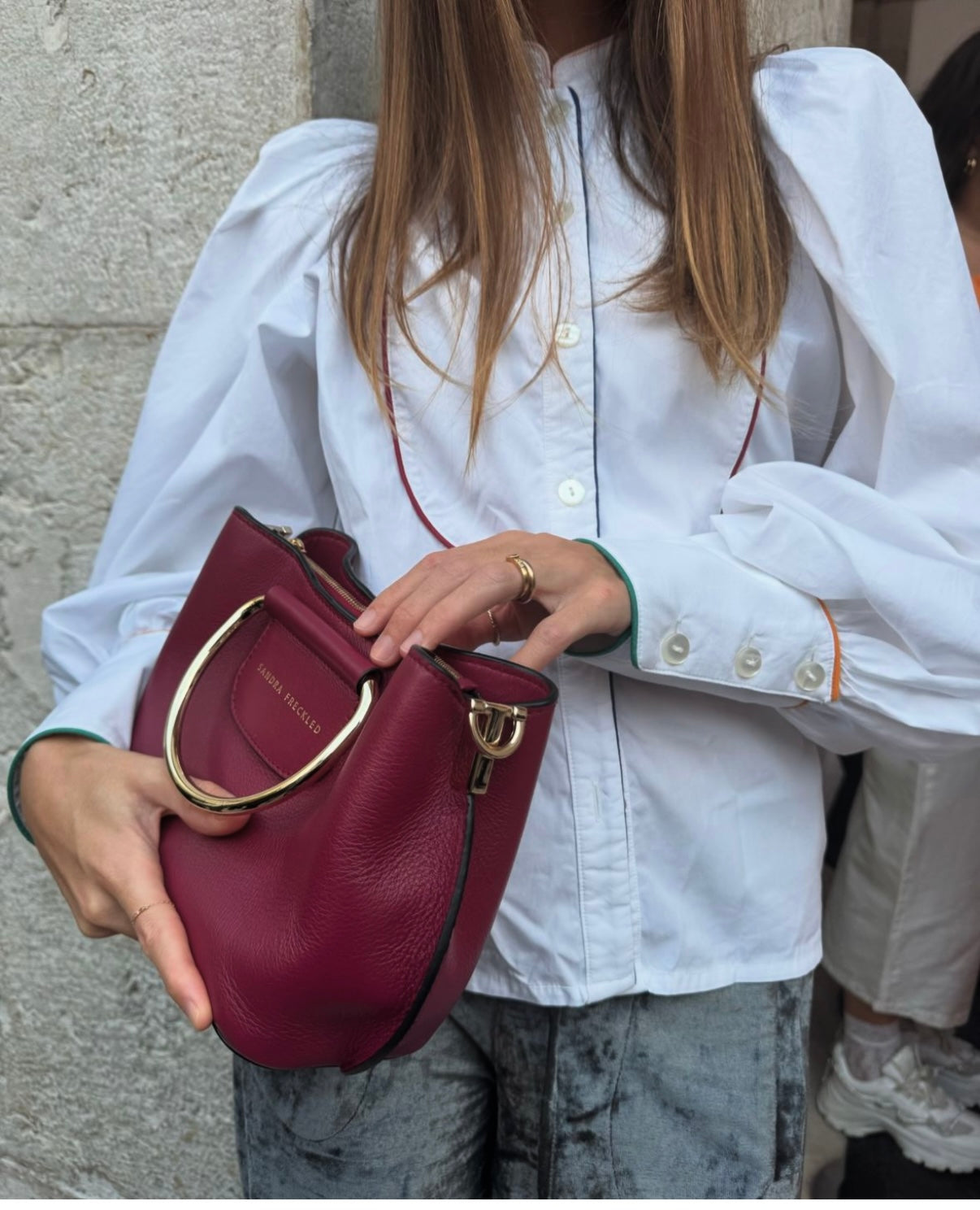 VICENTA Leather Bag for Stylish Women 💜Sandra Freckled – SANDRA FRECKLED, S.L