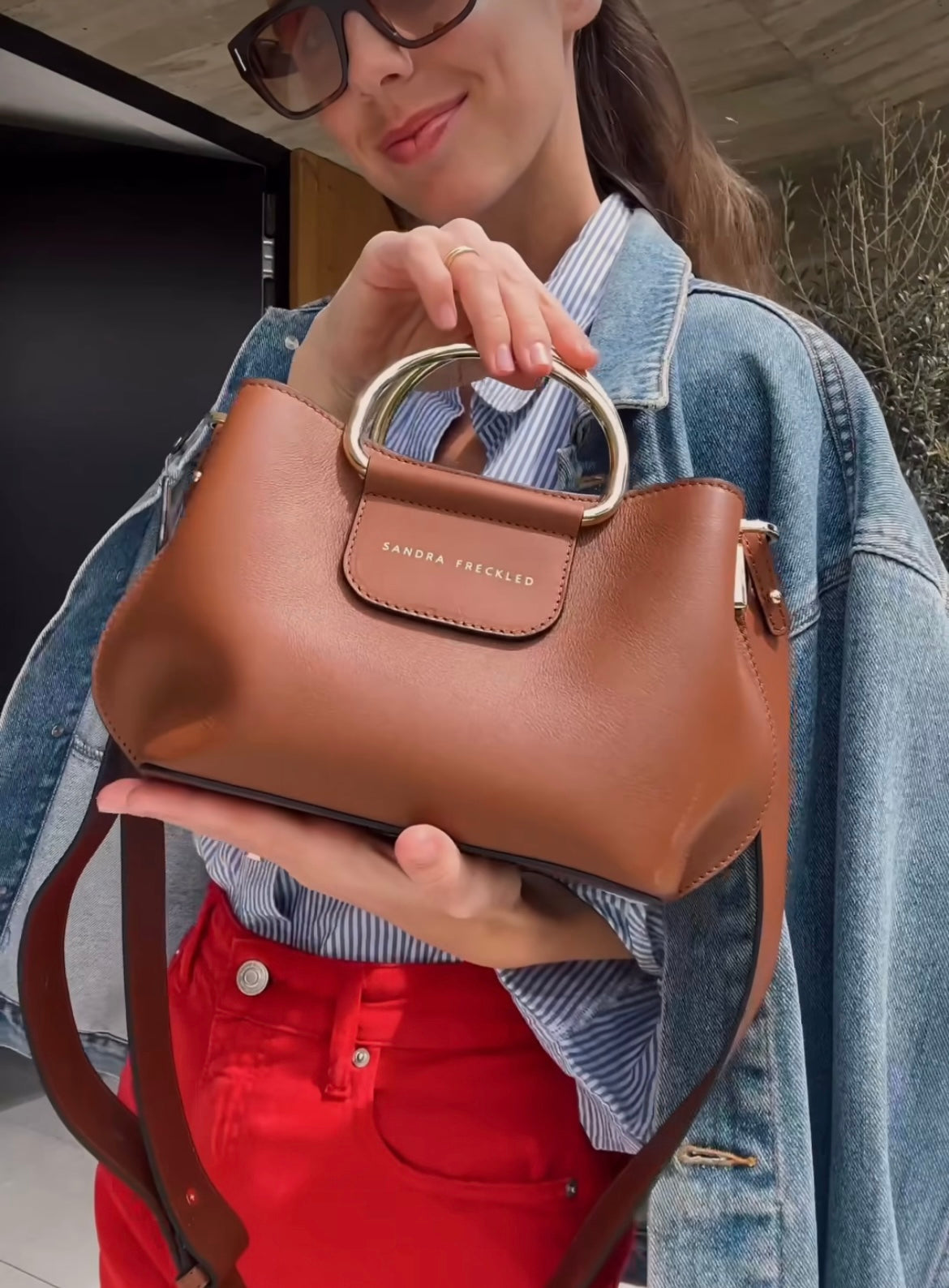 VICENTA Leather Bag for Stylish Women 💜Sandra Freckled – SANDRA FRECKLED, S.L