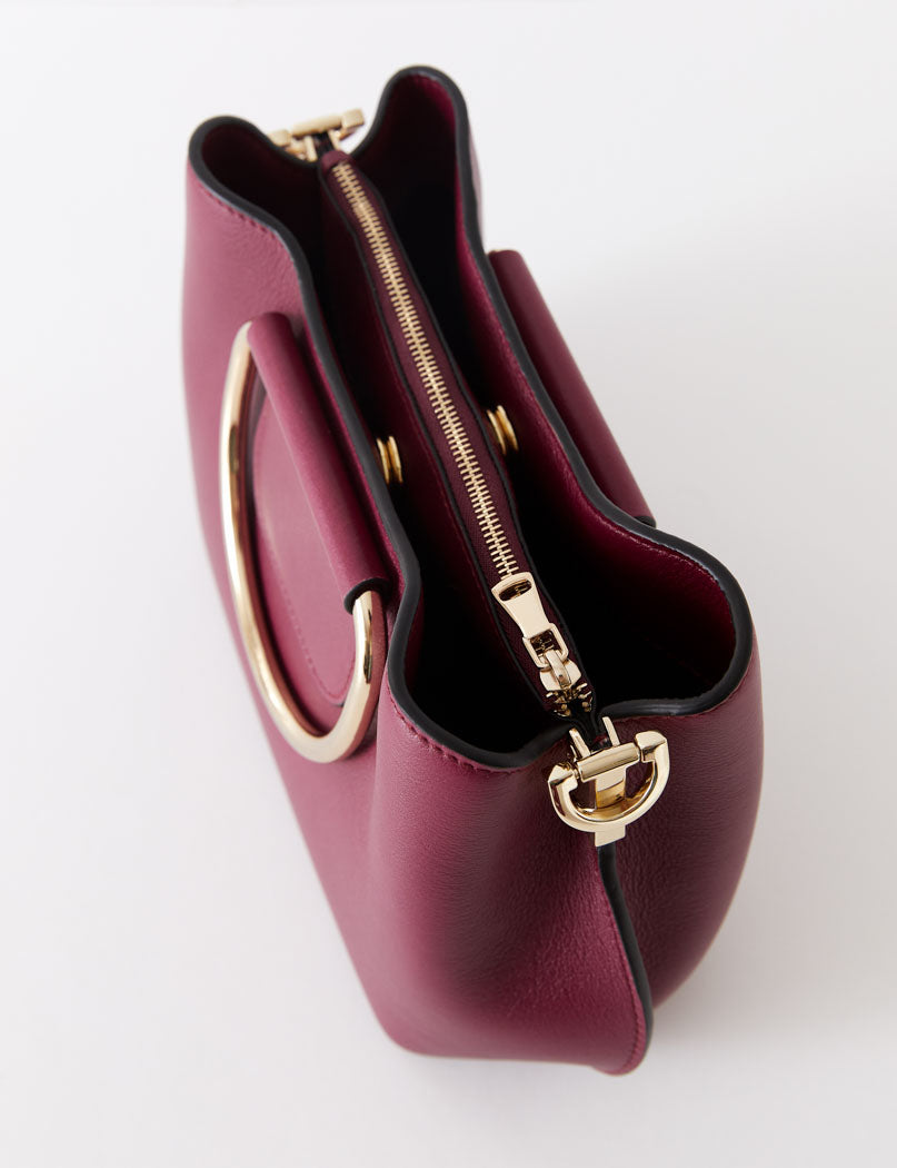 VICENTA Leather Bag for Stylish Women 💜Sandra Freckled – SANDRA FRECKLED